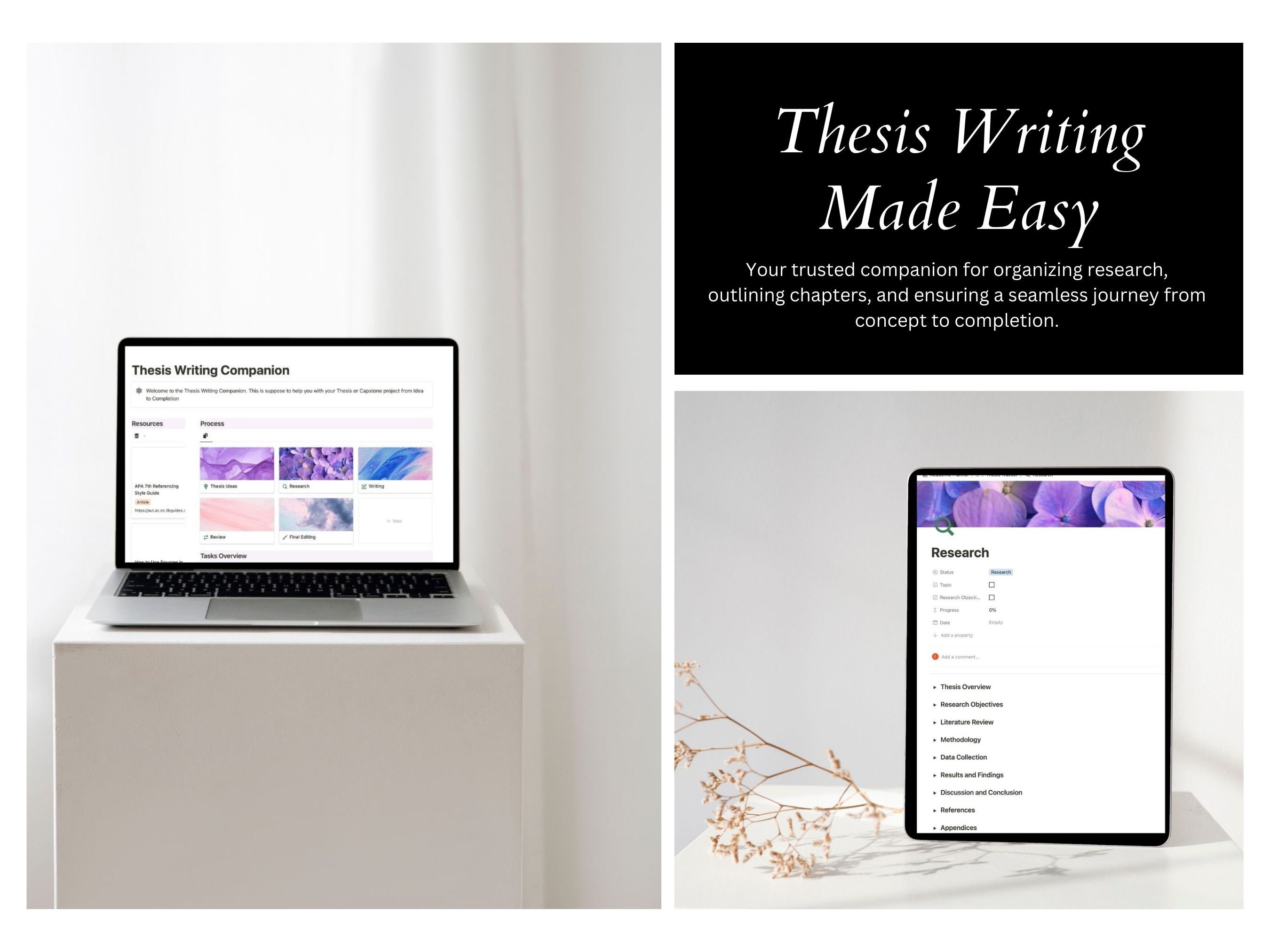 Purple Dreams Notion Academic Planner Pastel Aethetic Notion Dashboard ...