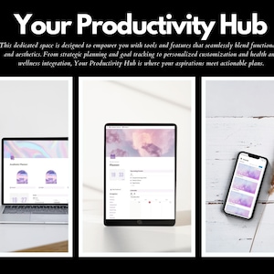 Purple Dreams Notion Academic Planner Pastel Aethetic Notion Dashboard ...