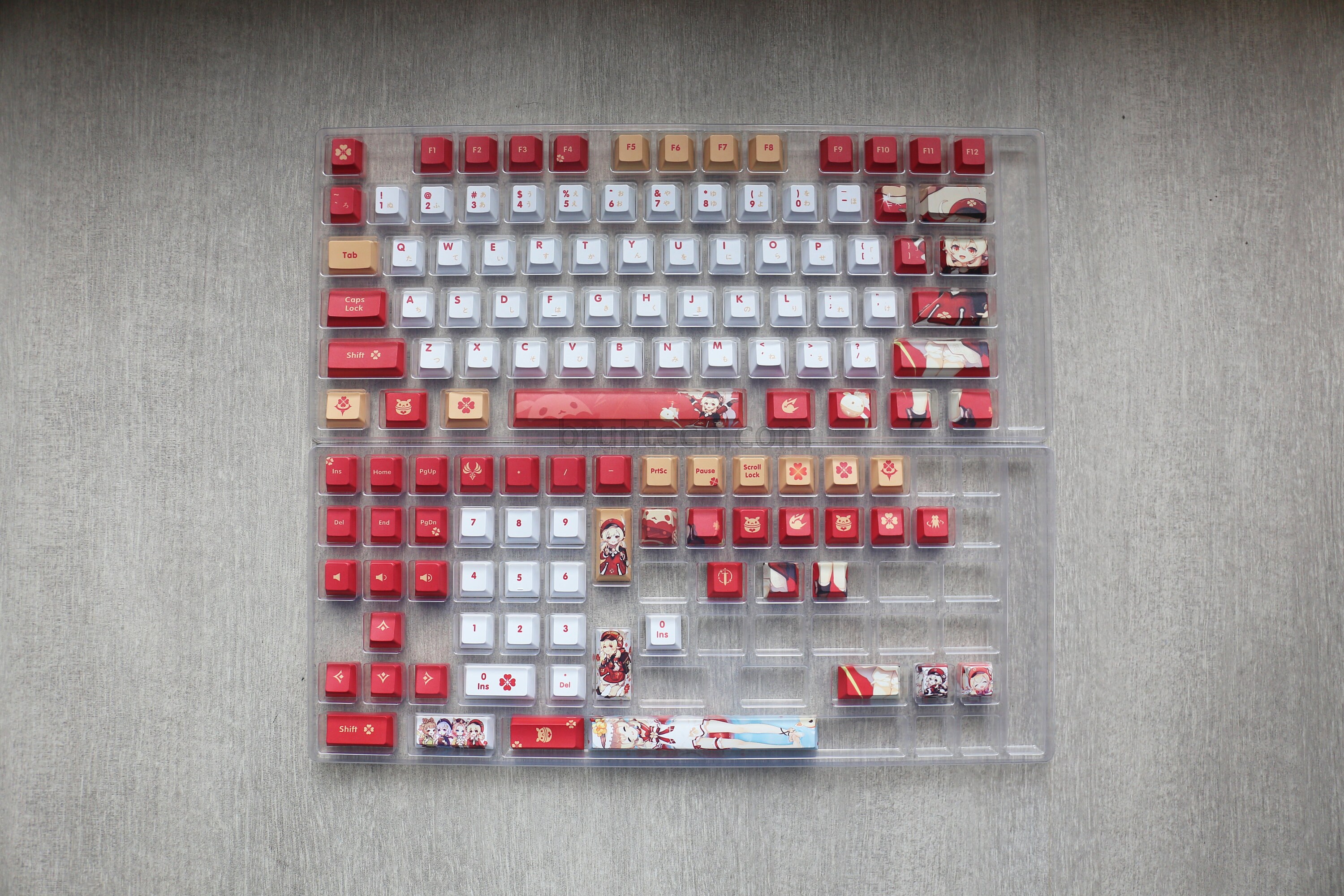 Genshin Impact Klee Theme PBT Keycaps - Etsy Australia