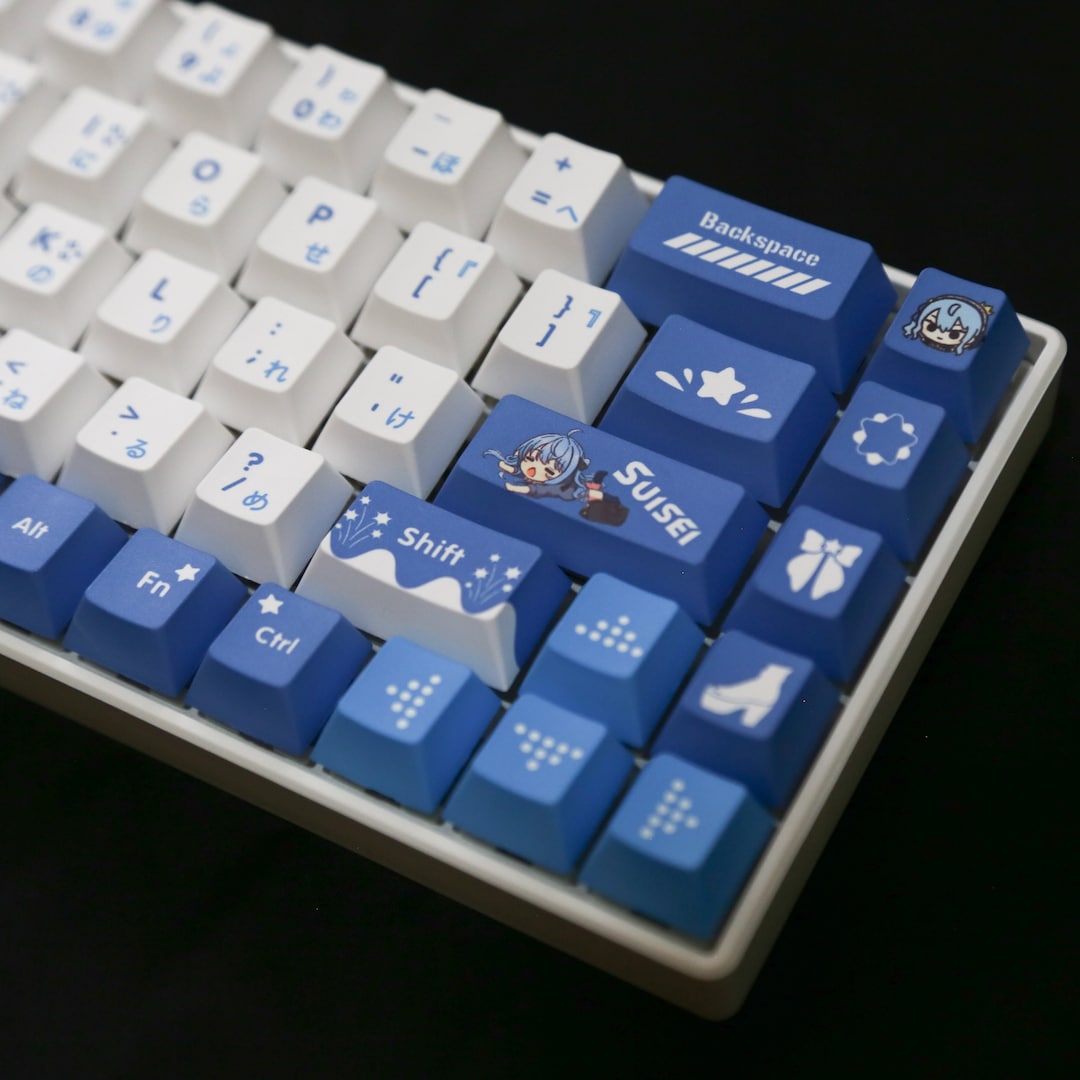 Vtuber Hololive JP Hoshimachi Suisei Theme PBT Keycaps - Etsy Australia