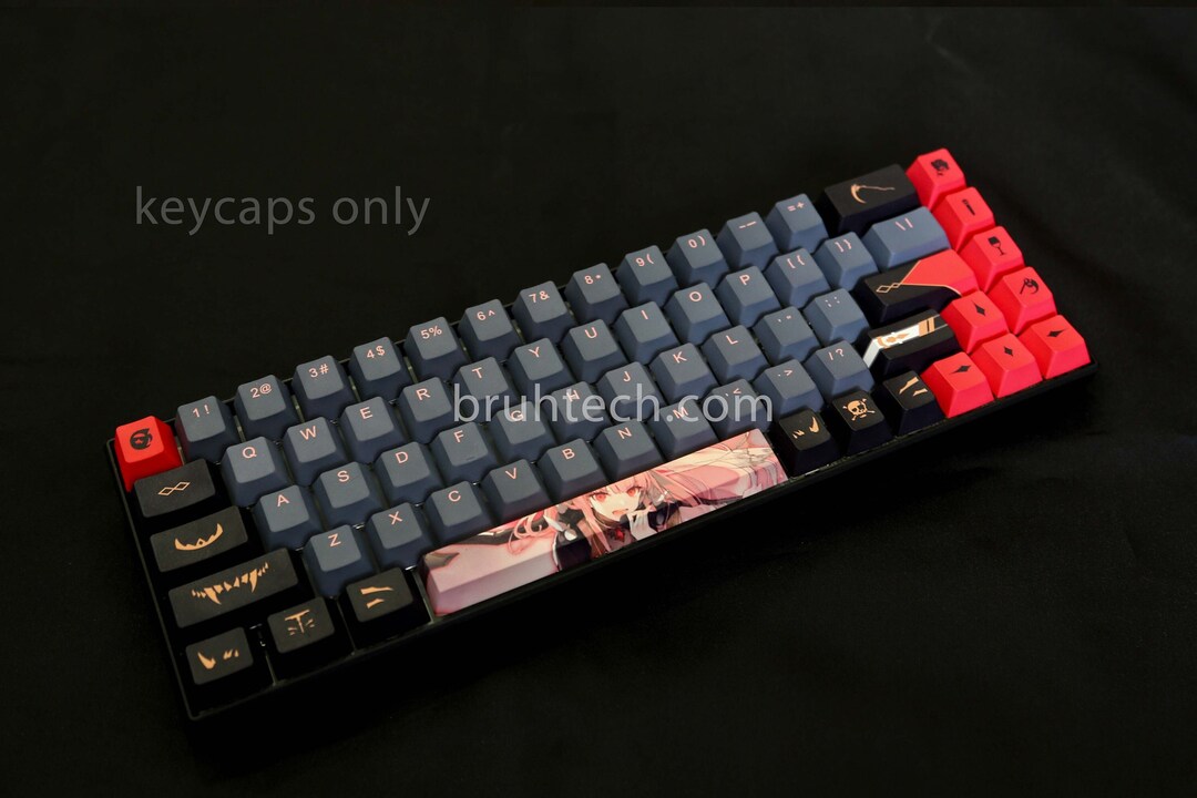 Vtuber Hololive EN Mori Calliope Theme PBT Keycaps - Etsy UK