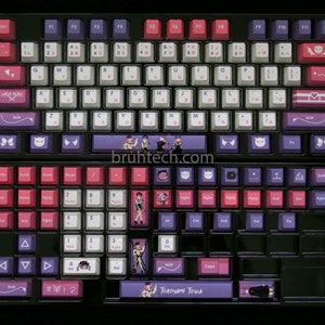 Vtuber Hololive JP Tokoyami Towa Theme PBT Keycaps - Etsy Canada