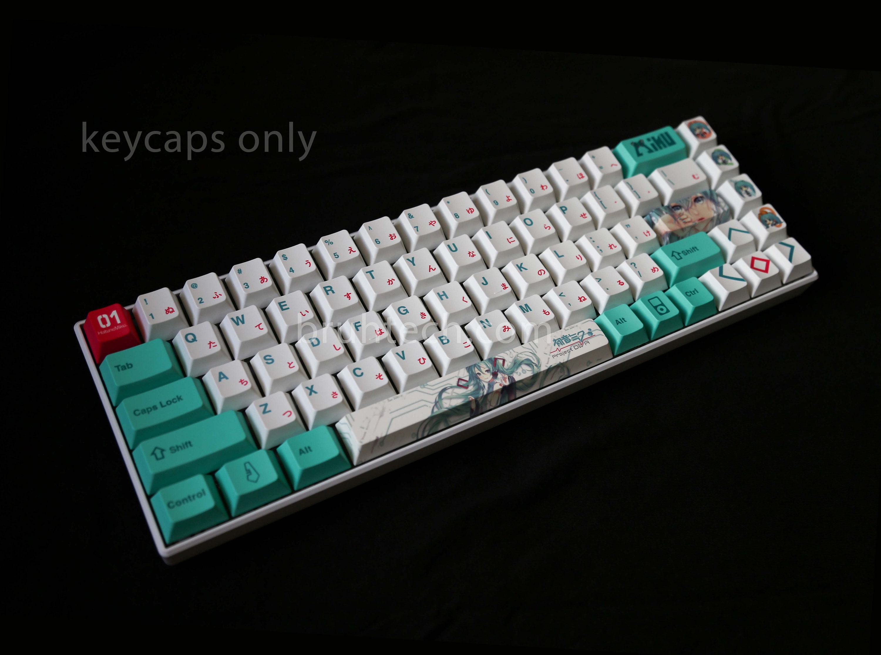 Hatsune Miku Theme PBT Keycaps - Etsy UK