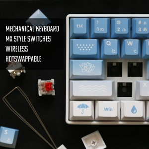 Custom Hololive EN Vtuber Mechanical Keyboard - Etsy Canada