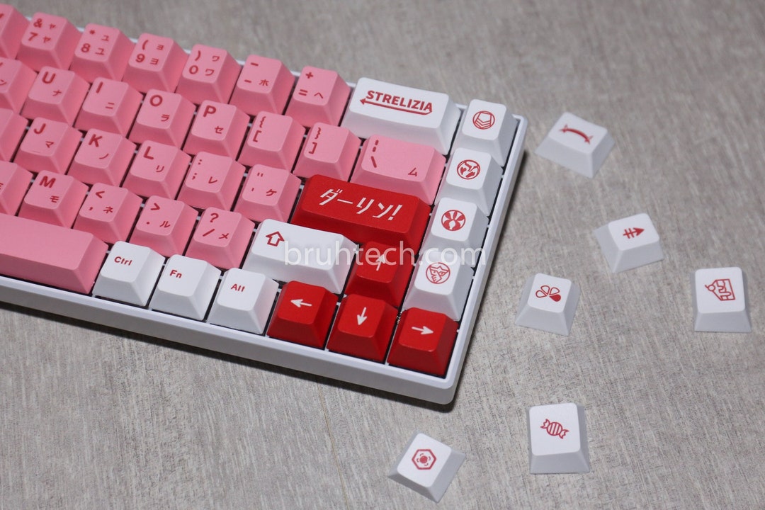DITF Darling Anime Theme PBT Keycaps - Etsy UK