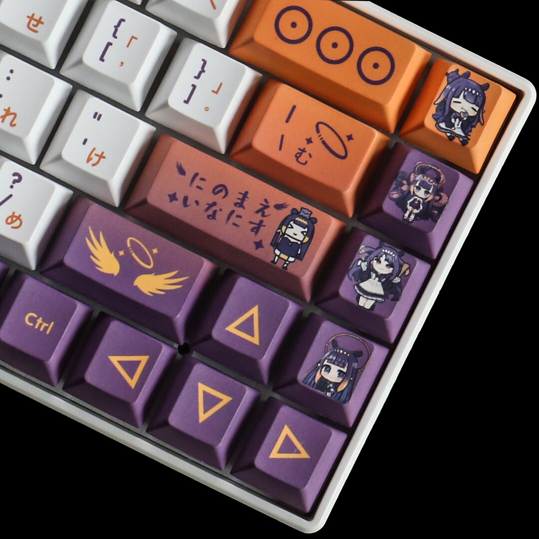 Vtuber Hololive EN Ninomae Ina'nis Theme PBT Keycaps - Etsy UK