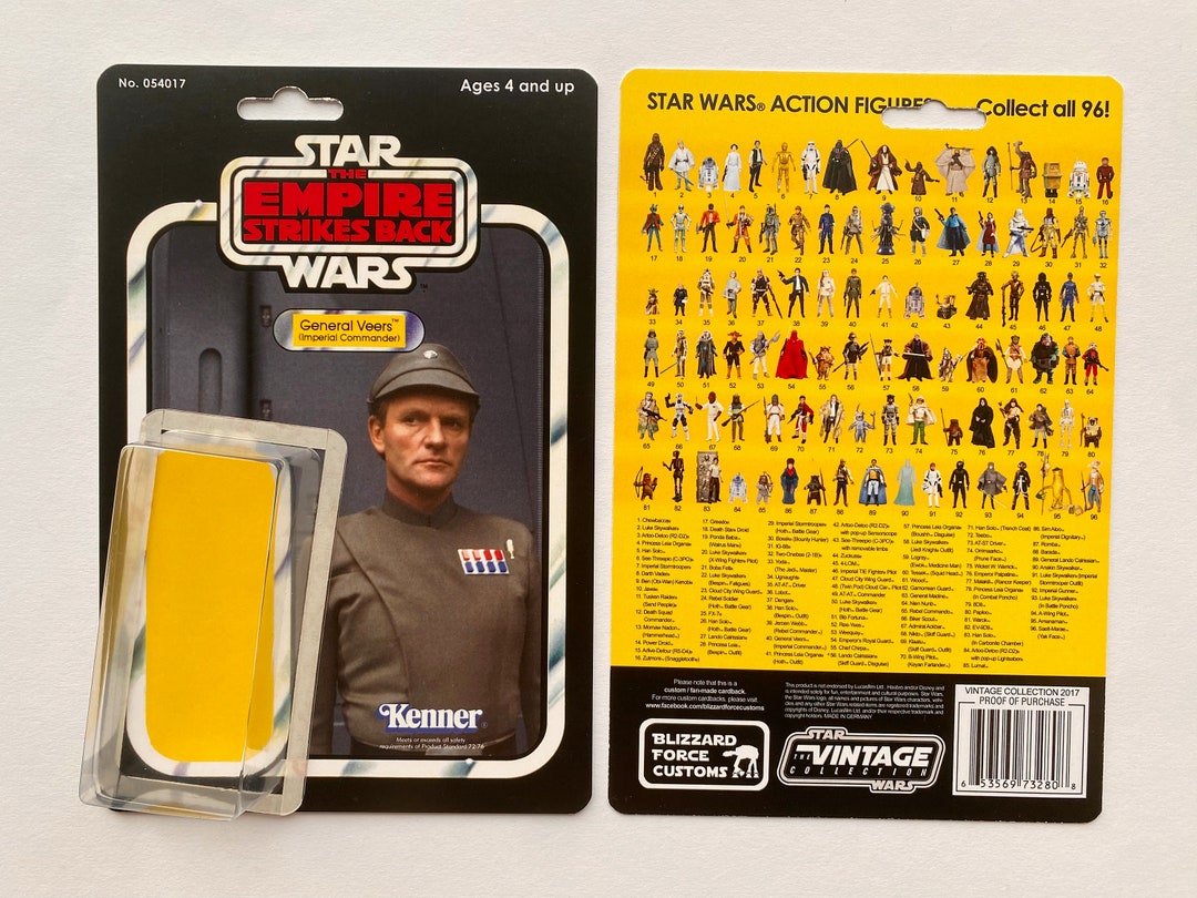 TVC40 General Veers imperial Commander cardback Optional Blister - Etsy