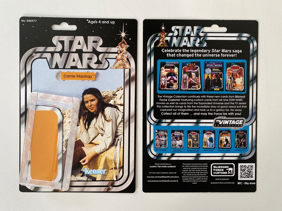 SW09 Camie Marstrap cardback Optional Blister - Etsy