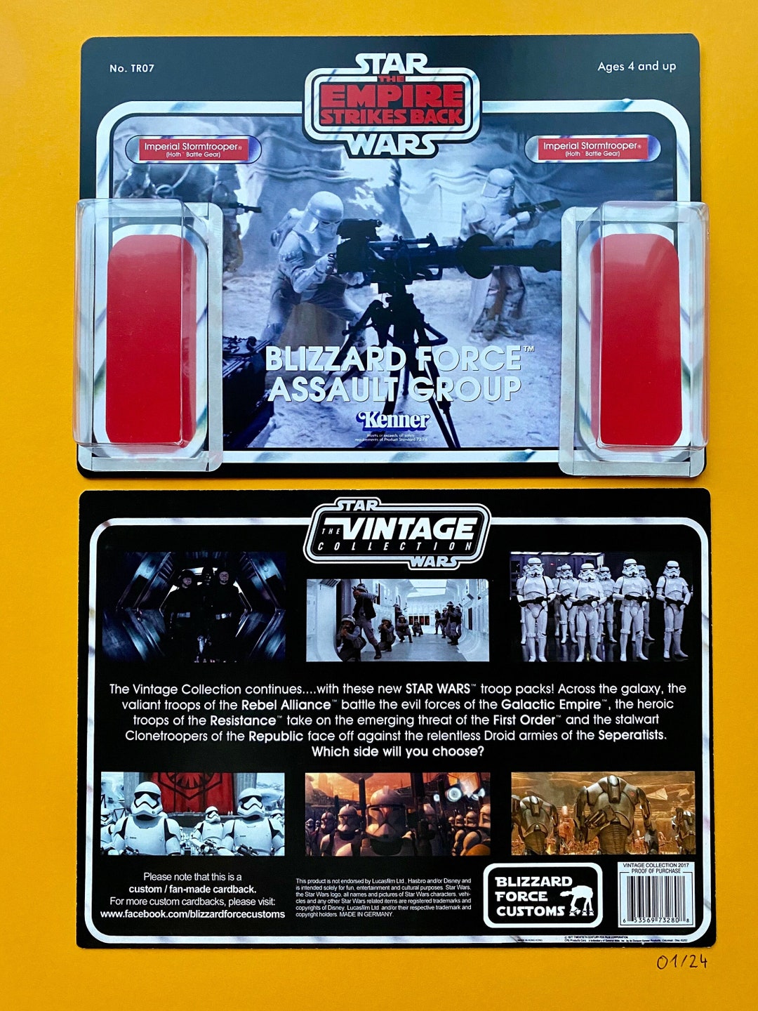 TR07 - Blizzard Force Assault Group (duo Cardback + Optional Blisters ...