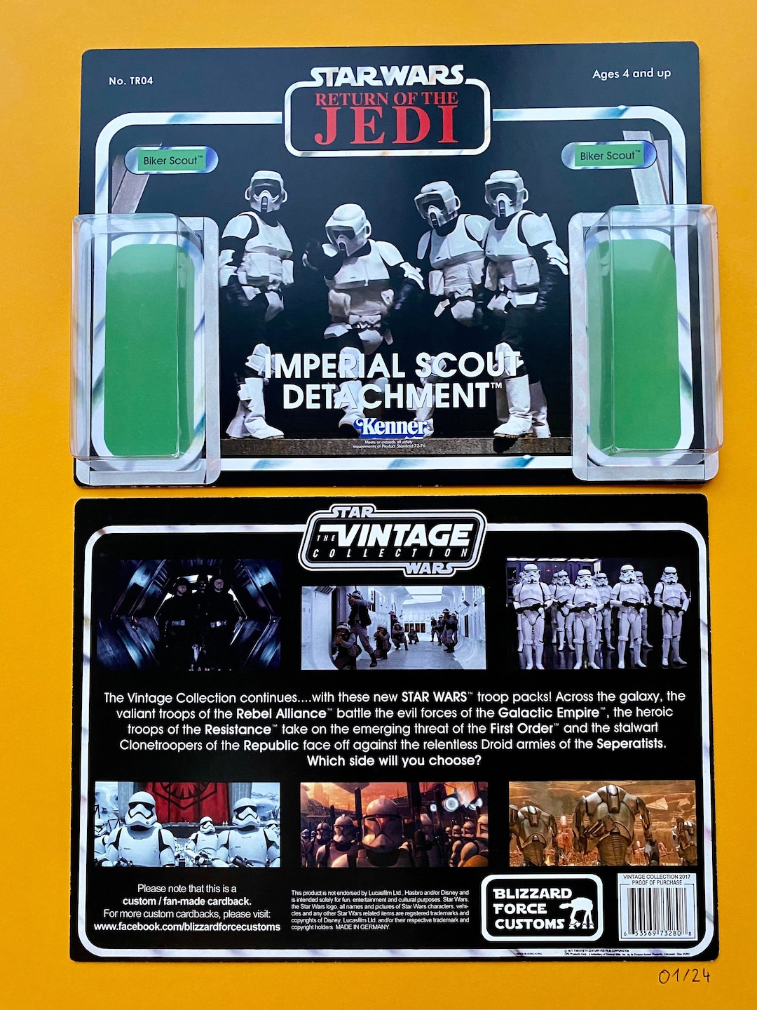 TR04 - Imperial Scout Detachment (duo Cardback + Optional Blisters) - Etsy