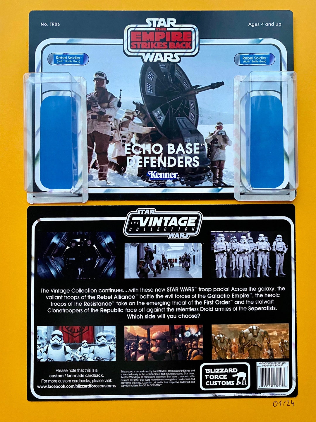 TR06 Echo Base Defenders duo Cardback Optional Blisters - Etsy