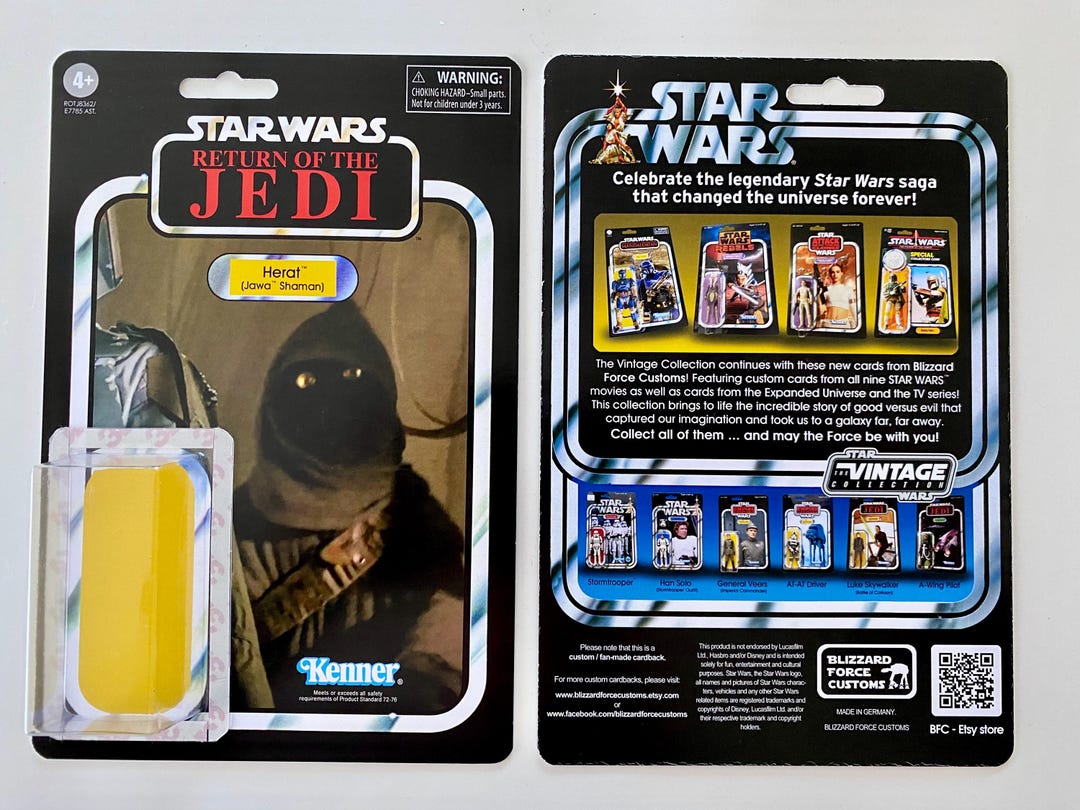 ROTJ62 - Herat (jawa Shaman) (cardback + Optional Blister) - Etsy