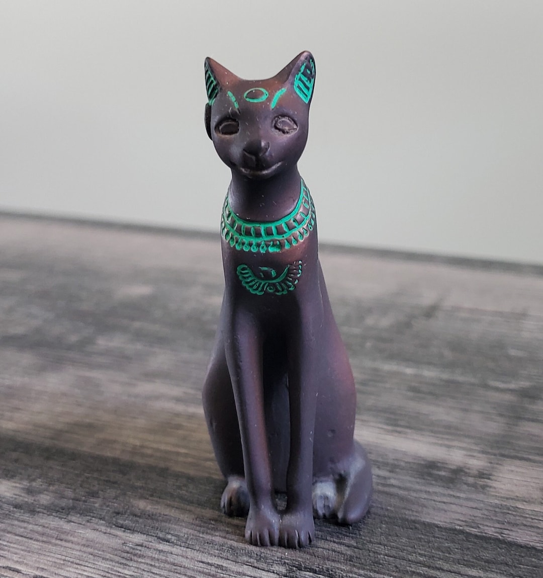 The Franklin Mint EGYPTIAN Curio Cabinet Cats - Etsy