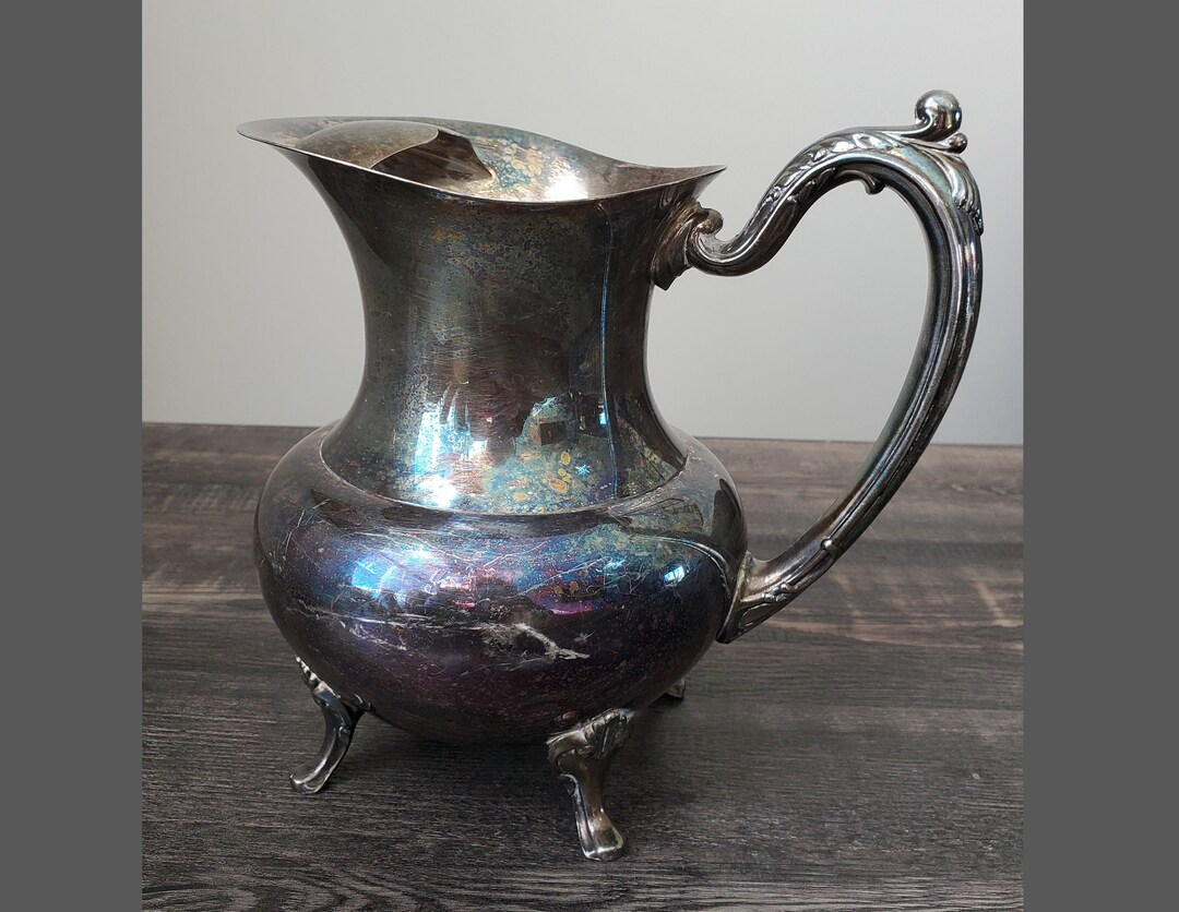 Oneida Silver Plate Water Pitcher - Etsy