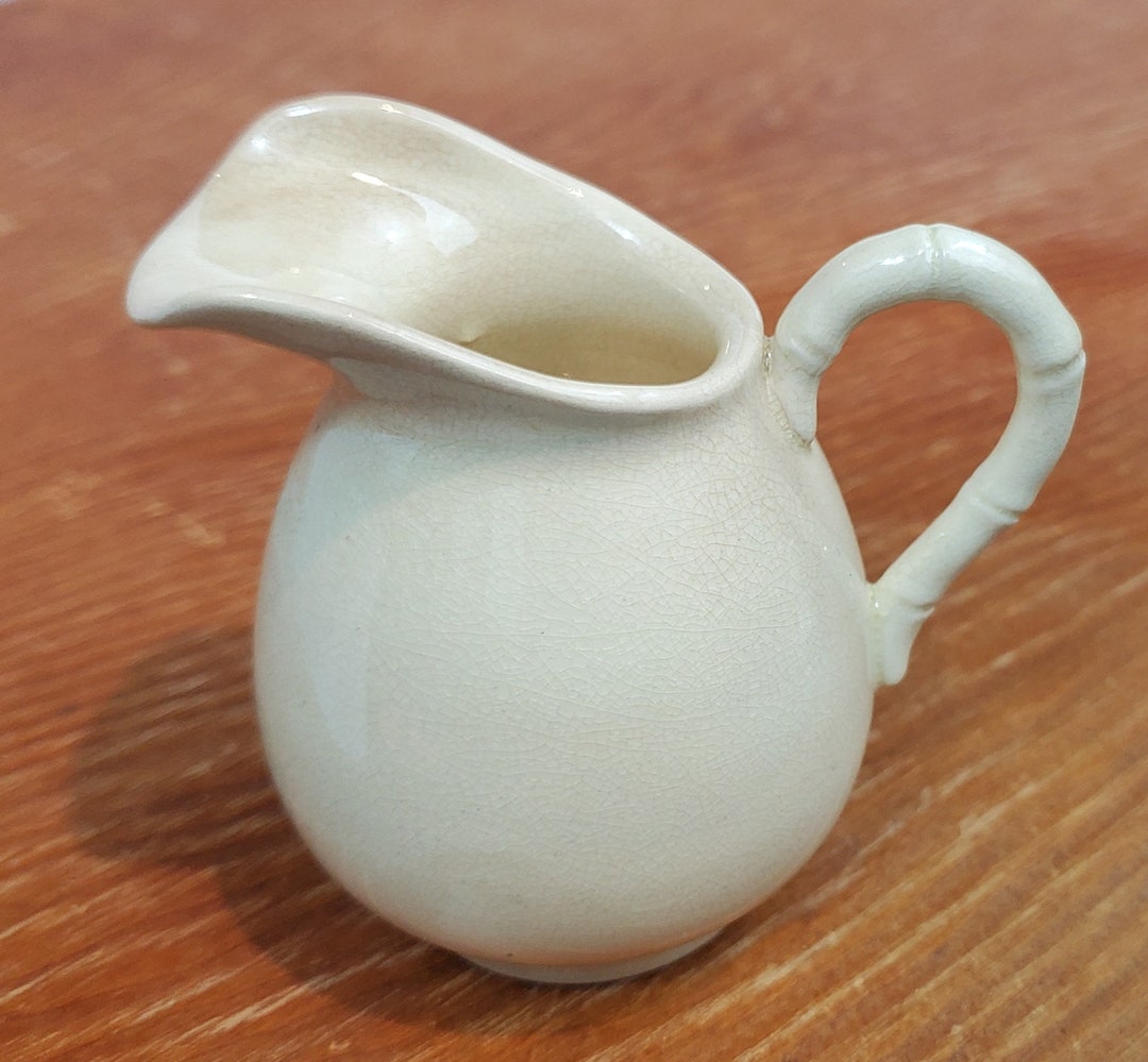 Vintage Miniature Ceramic Pitcher - Etsy