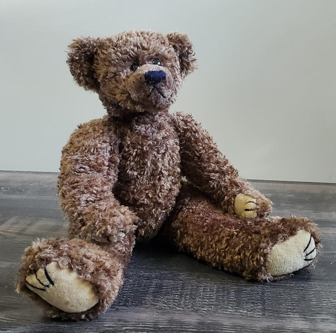 1993 TY Jointed Brown Teddy Bear - Etsy