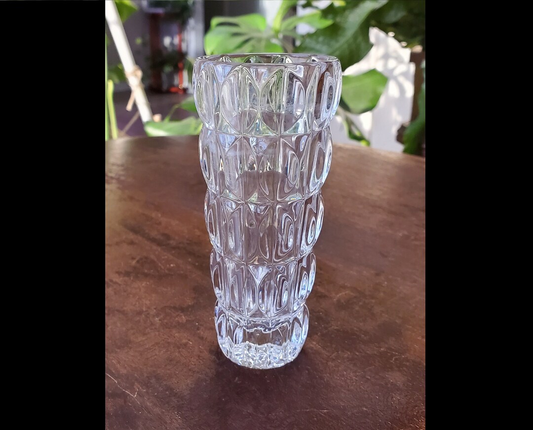 Vintage Fostoria Crystal Bud Vase - Etsy