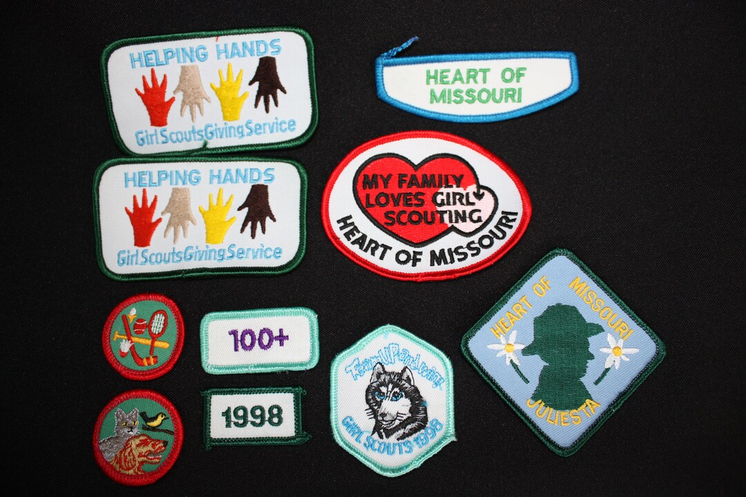 Set of 10 Vintage Girl Scout Patches - Etsy