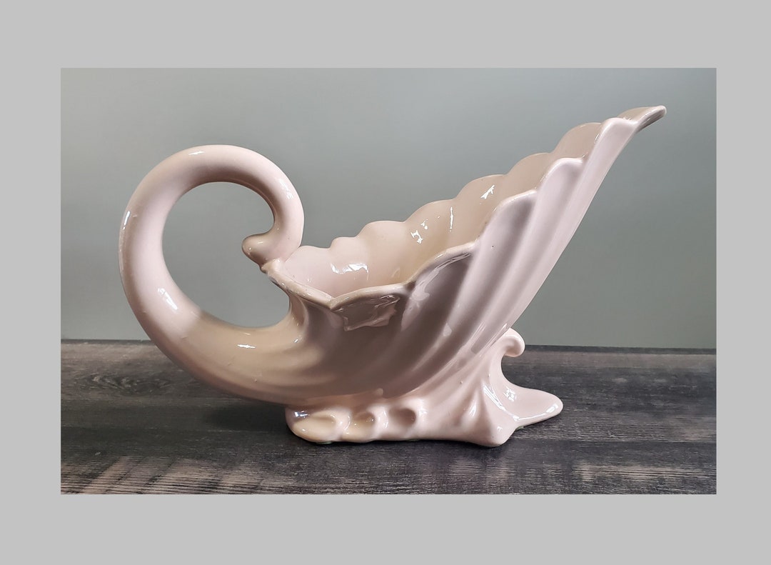 Vintage Cornucopia Pottery, Planter - Etsy