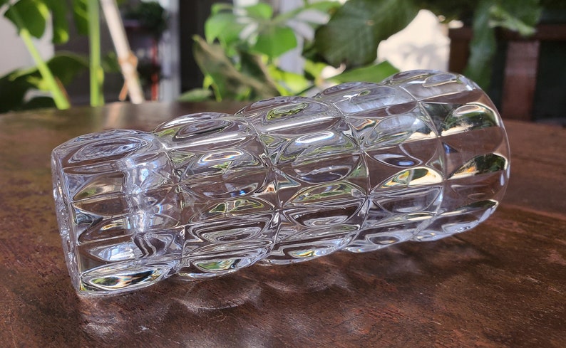 Vintage Fostoria Crystal Bud Vase - Etsy