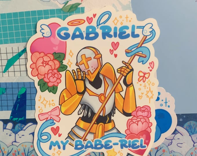 Gabriel My Babe-riel Ultrakill Vinyl Sticker - Etsy