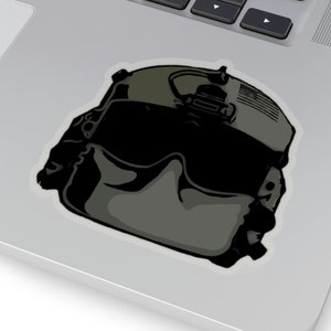 Crewchief Helmet Frontal Kiss-cut Stickers - Etsy