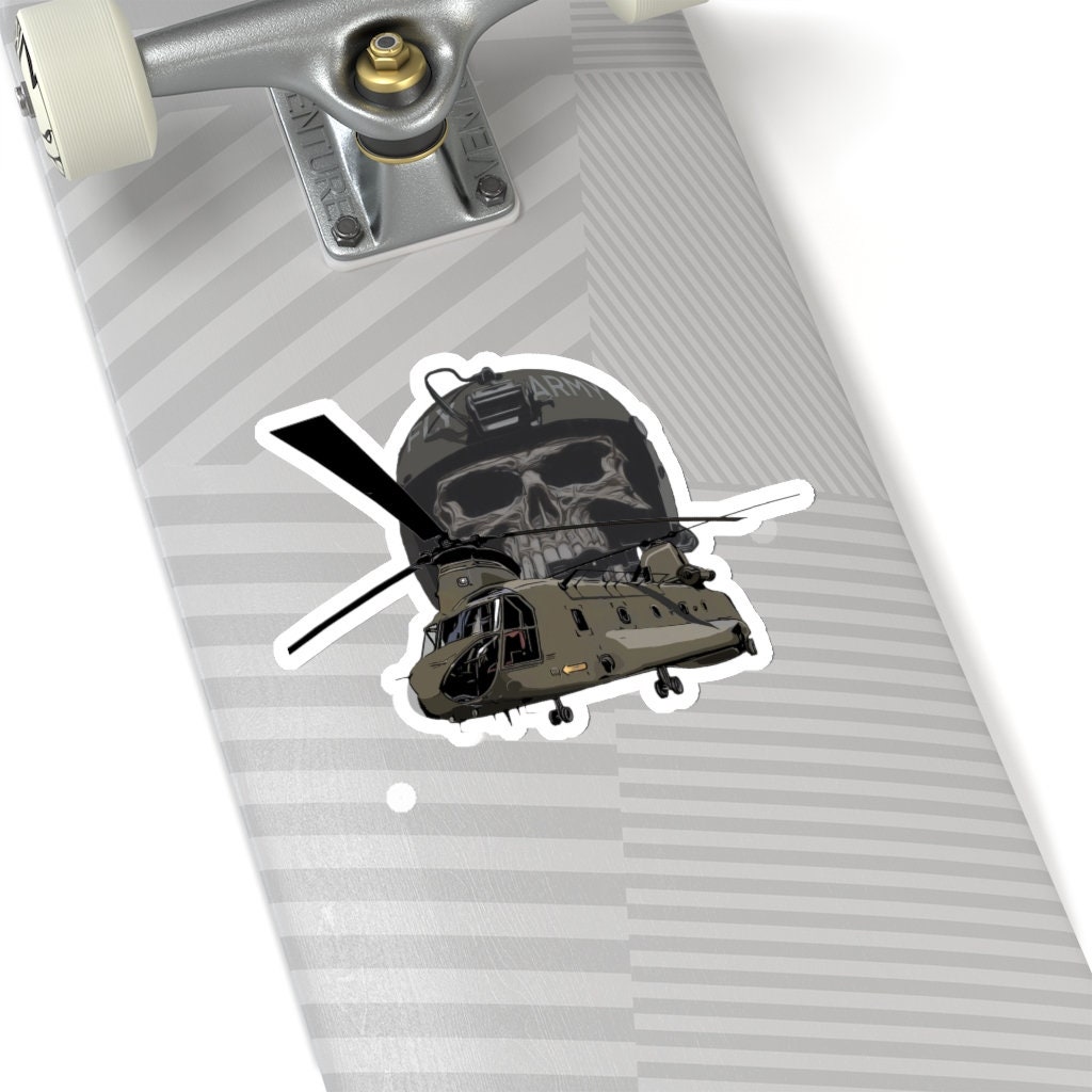Chinook, Skull & Helmet Stickers - Etsy