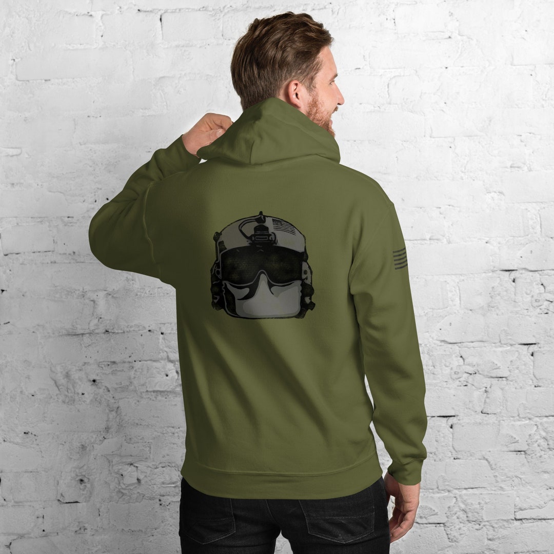 Militär Crew Chief Helm Unisex Kapuzenpullover - Etsy Österreich