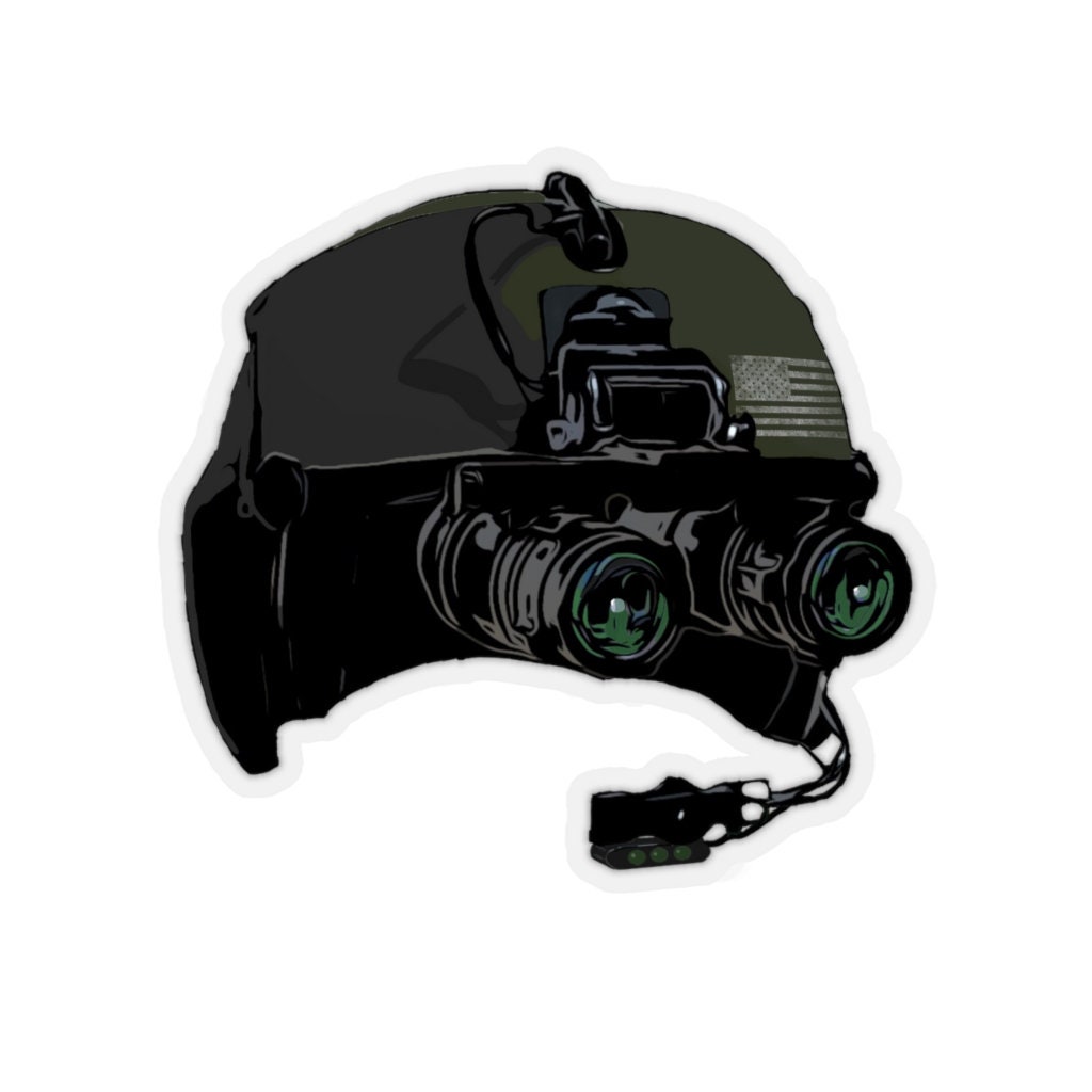 Helicopter Helmet W NVG Precicon-cut Stickers - Etsy