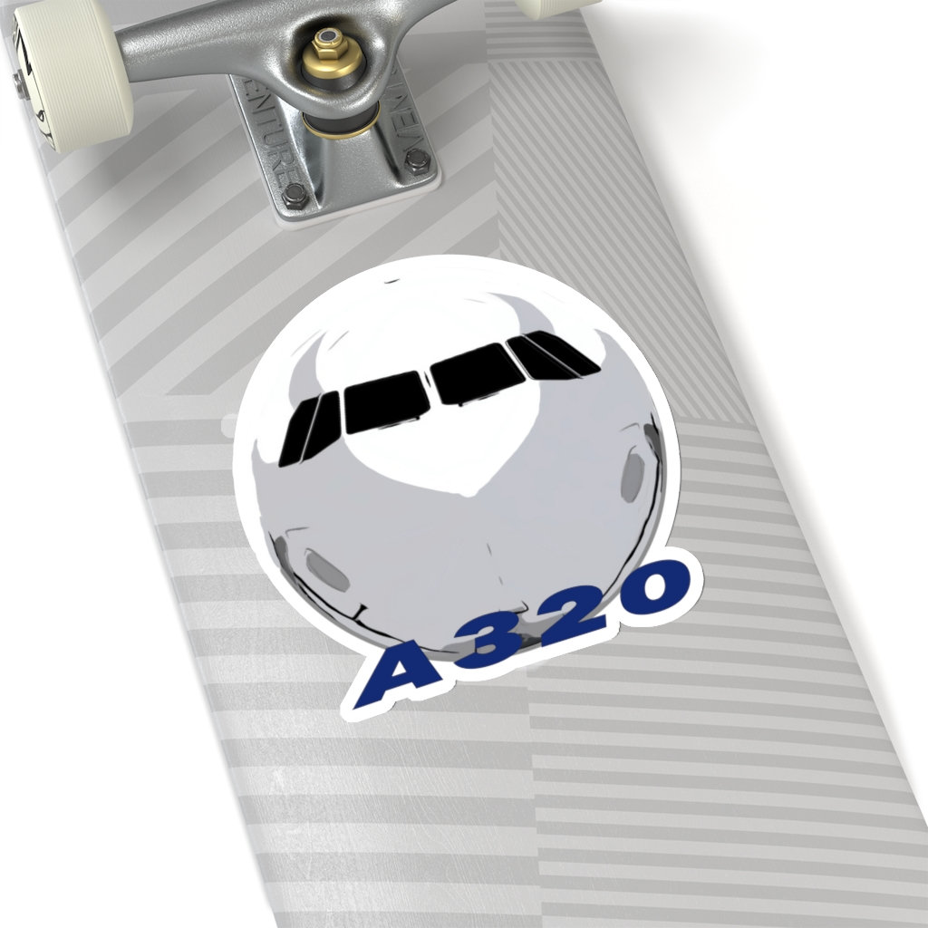 A320 Front Fuselage Blue Letters Kiss-cut Stickers - Etsy