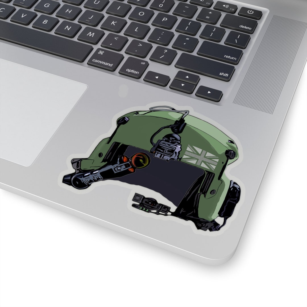 AH-64 Apache Helmet W UK Flag Precision-cut Sticker - Etsy