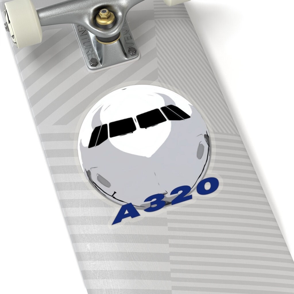 A320 Front Fuselage Blue Letters Kiss-cut Stickers - Etsy