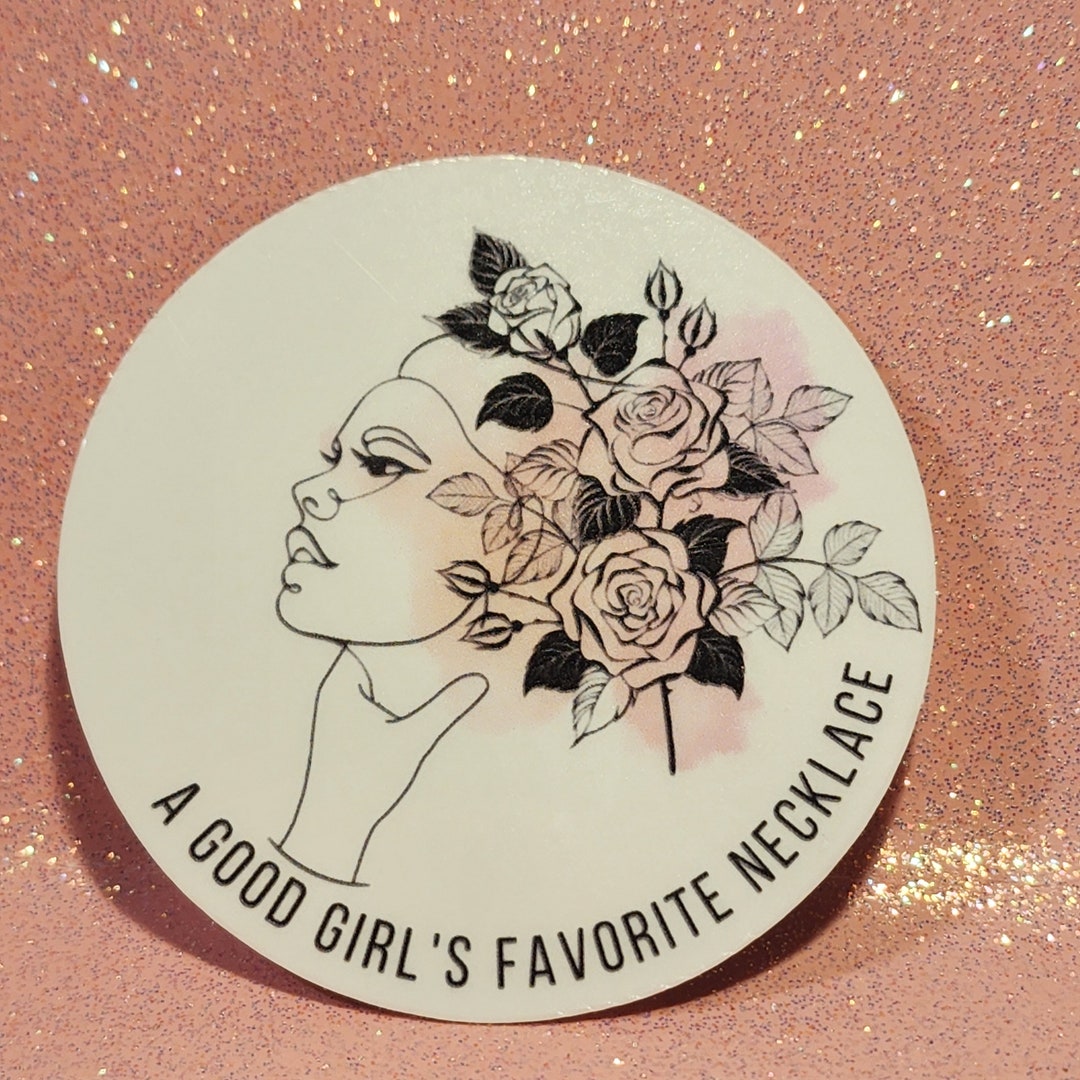 A Good Girl's Favorite Necklace Sticker - Etsy