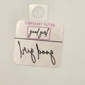 Kinky Temporary Tattoos — Good Girl/boy/baby; Brat; Spank Me - Etsy