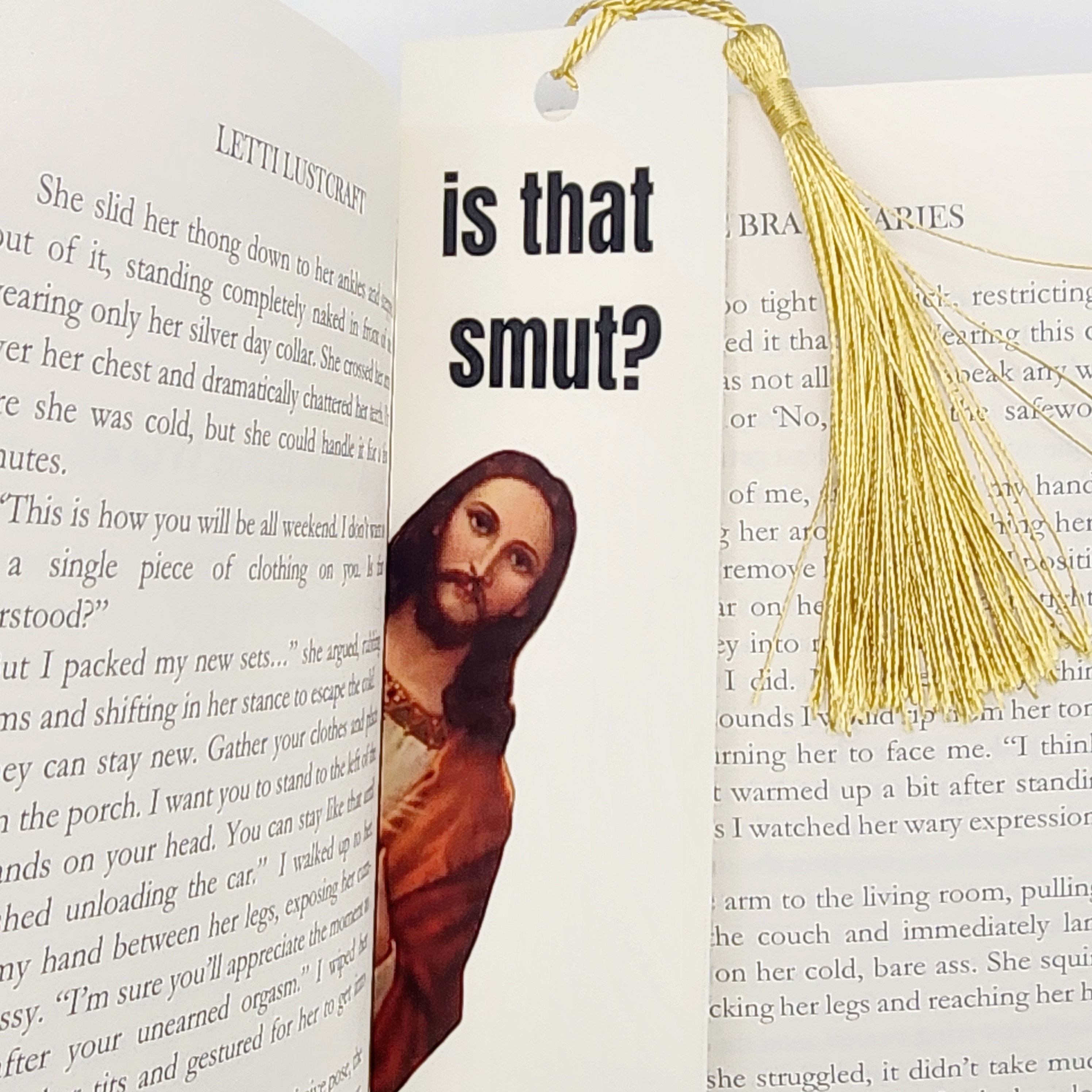 Peeking Jesus, Is That Smut? Bookmark, 40% OFF Peeking Jesus, Is That Smut? Bookmark, 40% OFF