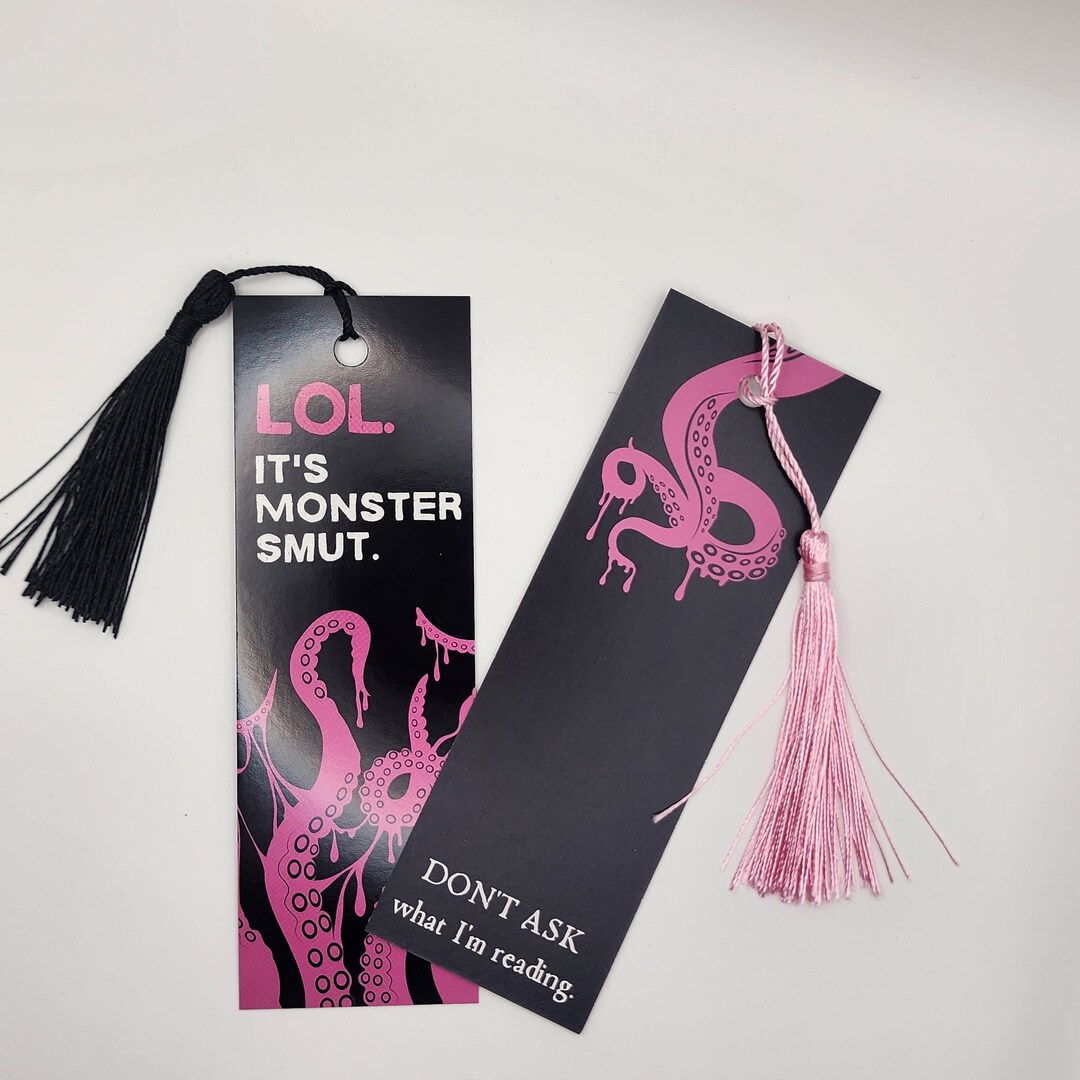 LOL. It's Monster Smut. - Double-sided Smut Inspired Bookmark - Etsy