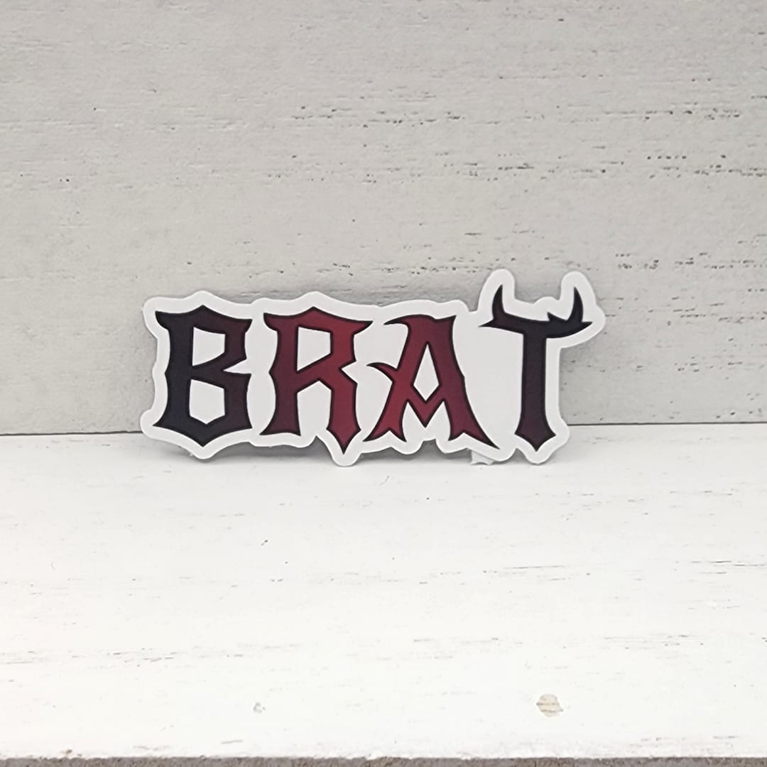 BRAT Sticker by Tommi Terror - Etsy