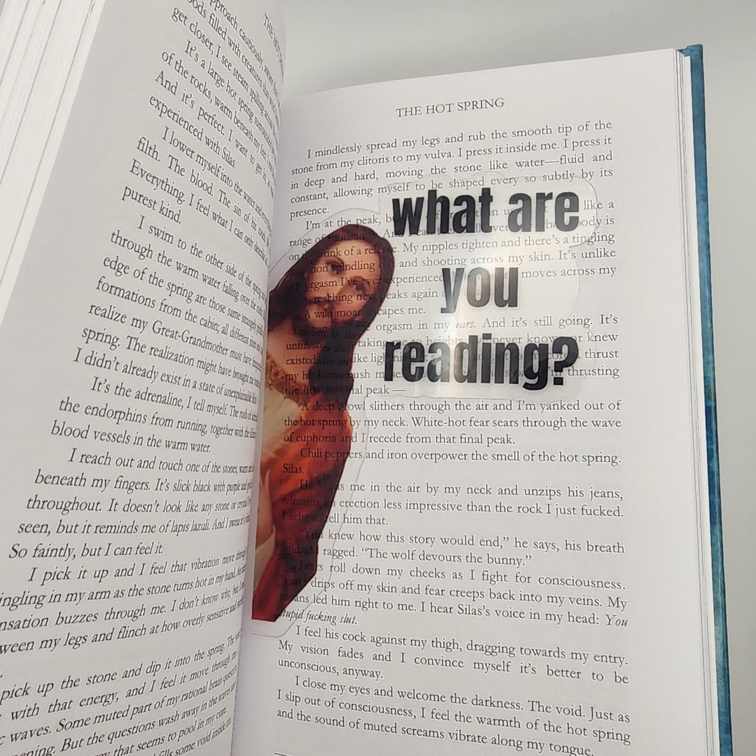 TRANSPARENT Peeking Jesus is That Smut Bookmark - Etsy