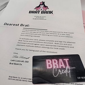 BRAT CREDIT and D/s Contract - Etsy