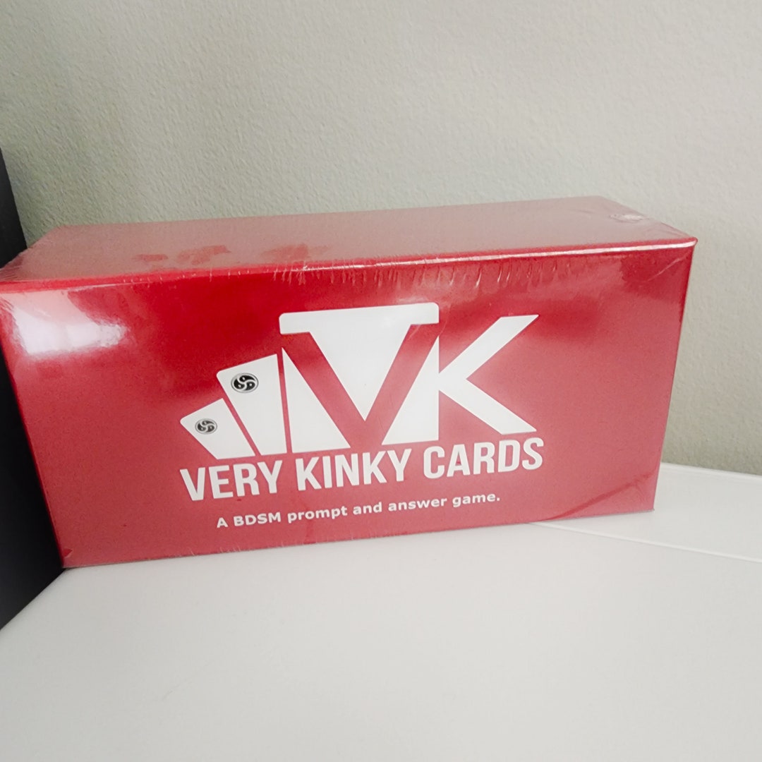 Very Kinky Cards A BDSM Prompt and Answer Game - Etsy