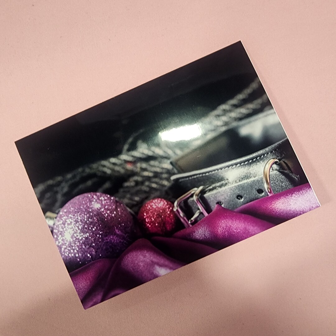 Merry Kinkmas — Christmas Card Naughty List Santa Spanking Etsy