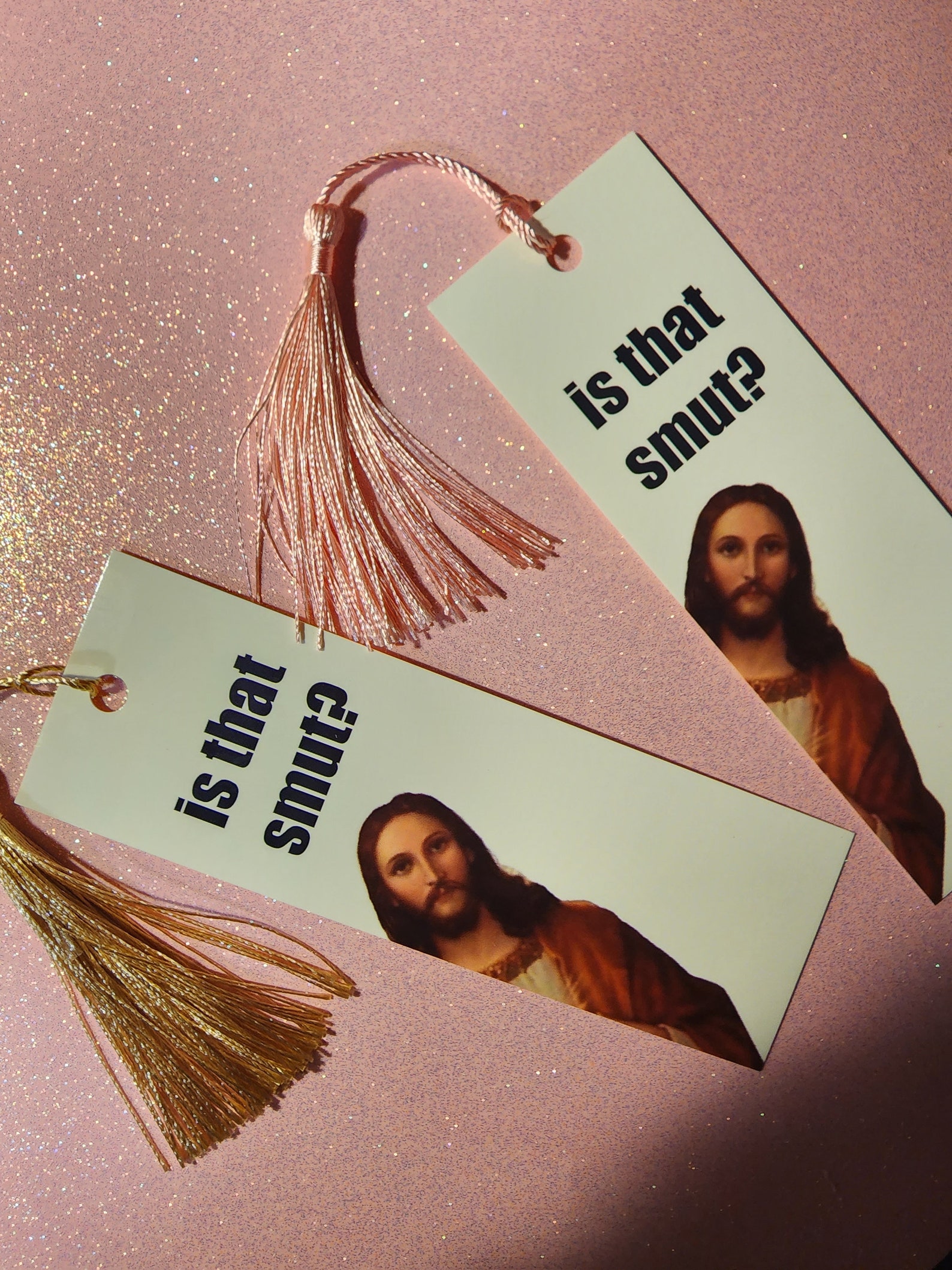 Peeking Jesus is That Smut Bookmark - Etsy