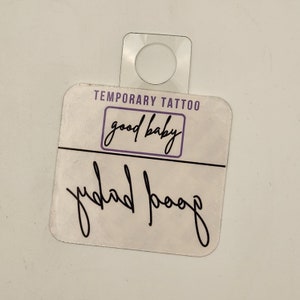 Kinky Temporary Tattoos — Good Girl/boy/baby; Brat; Spank Me - Etsy