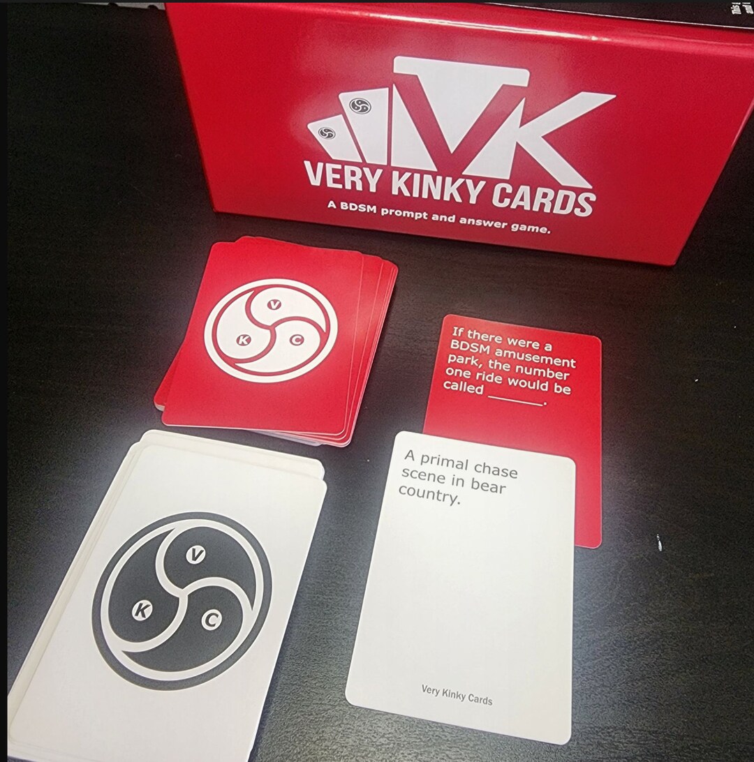 Very Kinky Cards A BDSM Prompt and Answer Game - Etsy