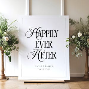 Editable Happily Ever After Fairytale Wedding Reception Template ...