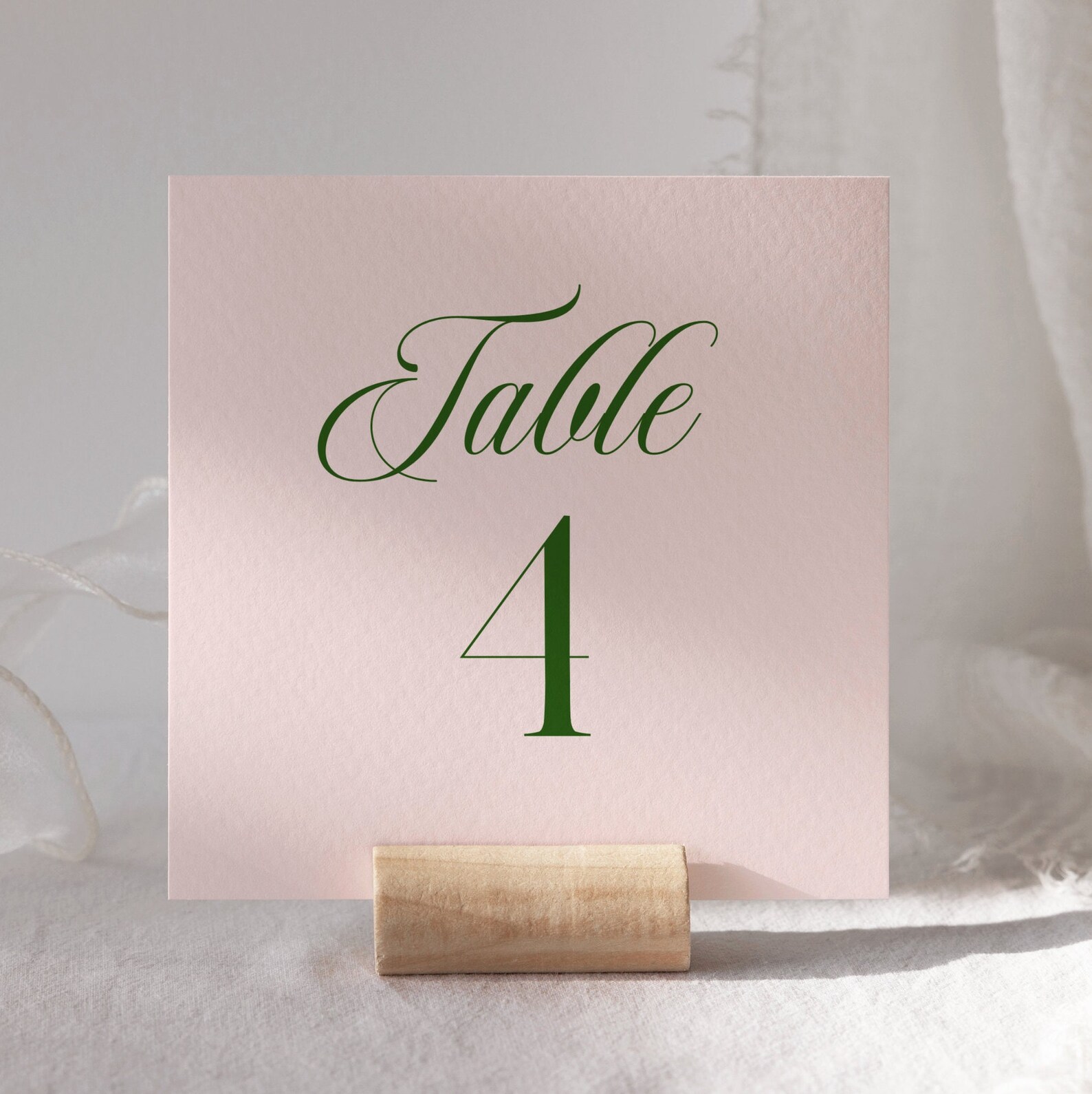 Editable Modern Posh Pink & Green Table Number Template Printable Table ...