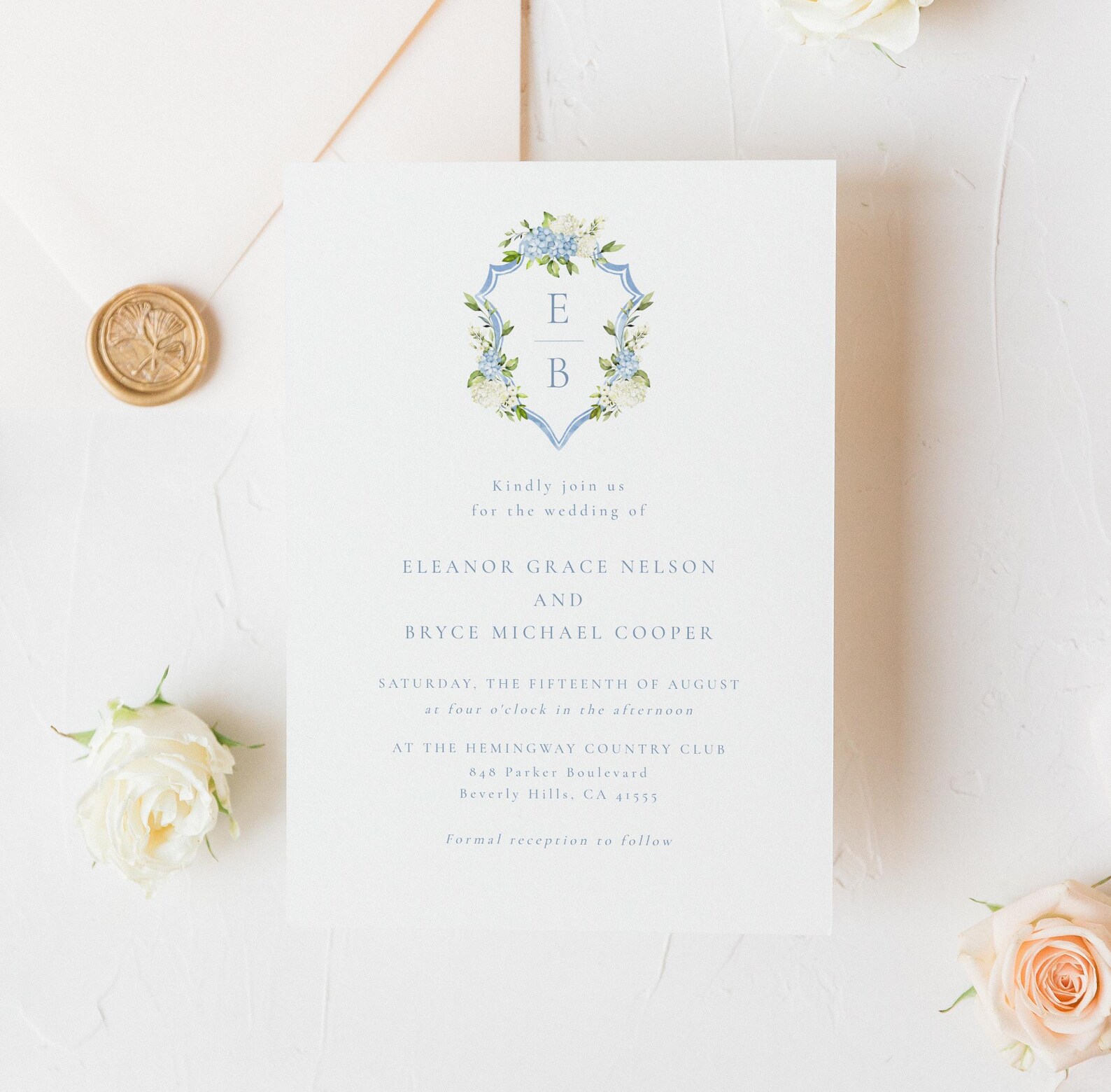 Editable Watercolor Skye Manor Wedding Suite Invitation Template ...