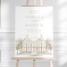 Editable Wedding Welcome Sign Template Black Bow Script 16x20 & 18x24 ...