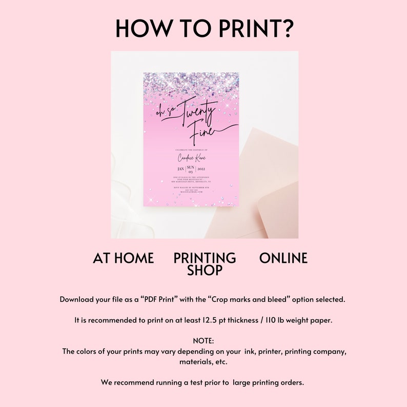 Oh so Twenty Fine Birthday Party Invite, 29th Birthday Print, Dripping ...