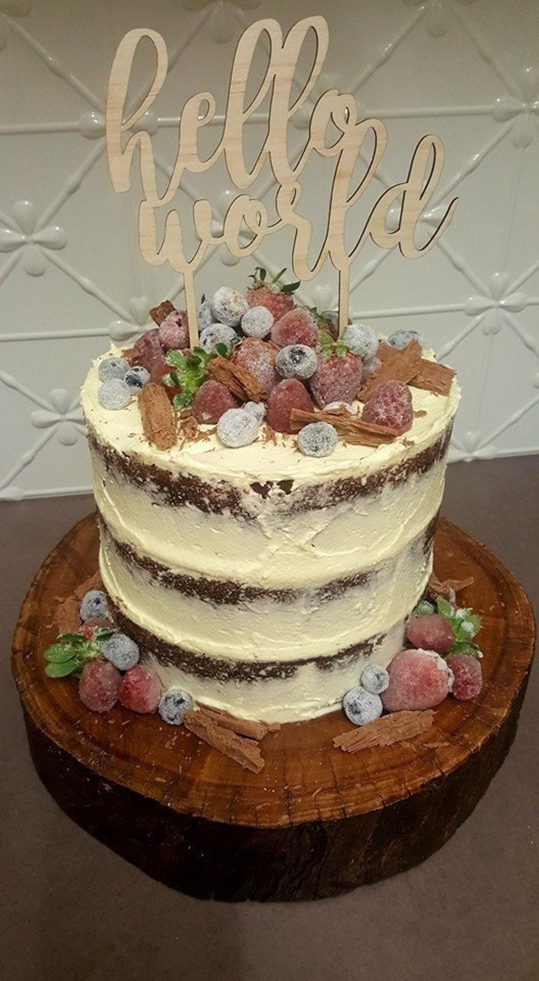 DIGITAL DOWNLOAD - Hello World Topper - Preset Design SVG File - Etsy